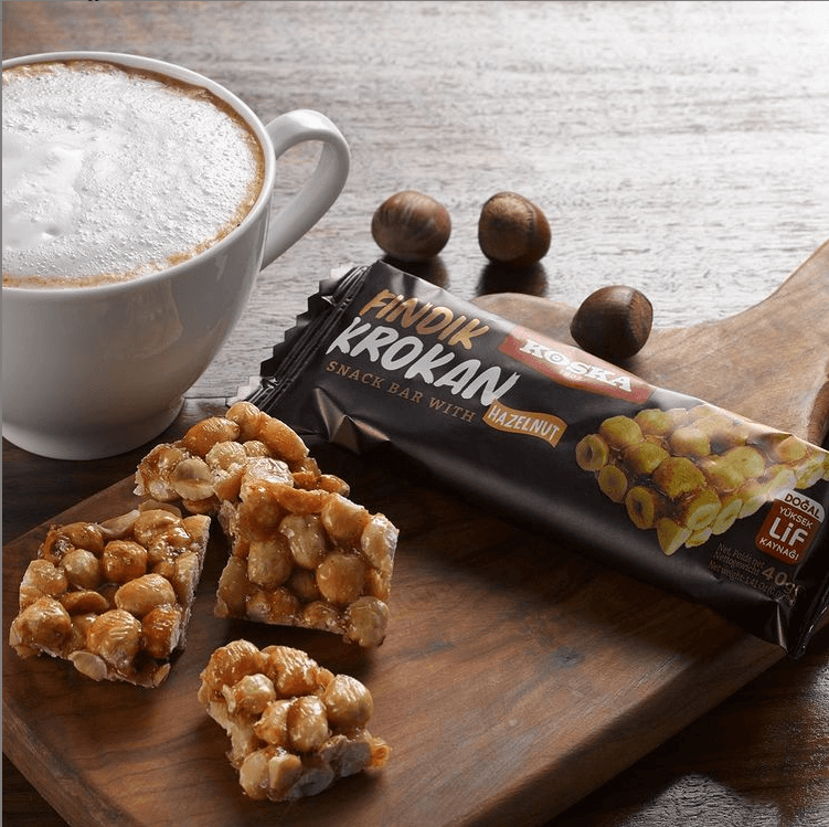 KOSKA Hazelnuts Snackbar 30g » HalalTokyo